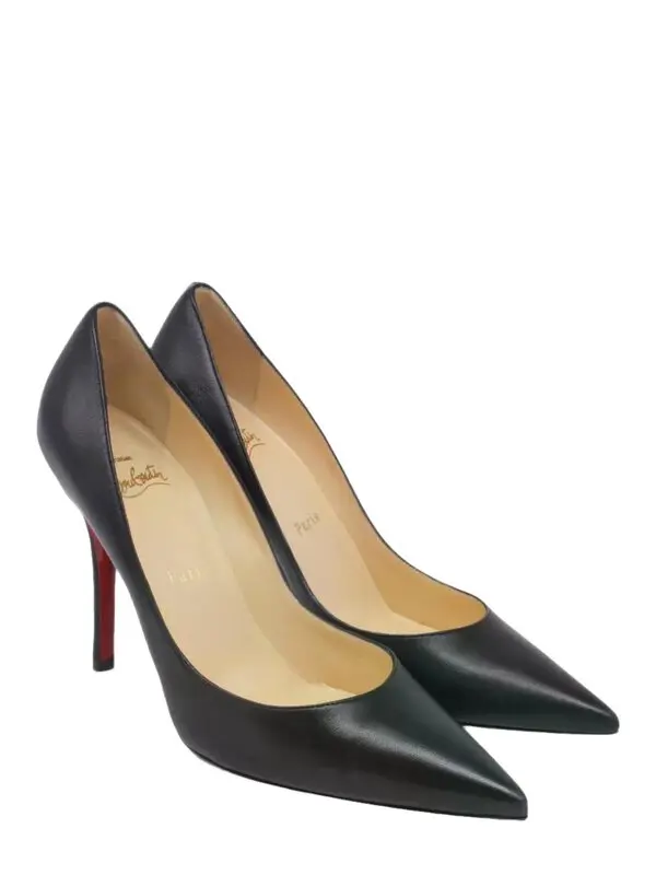 CHRISTIAN LOUBOUTIN Apostrophy Pointed-toe Pumps - Black