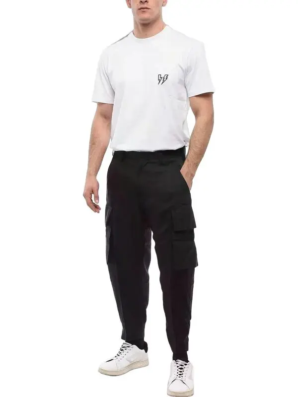 Neil Barrett Tapered-leg Cargo Pants - Black