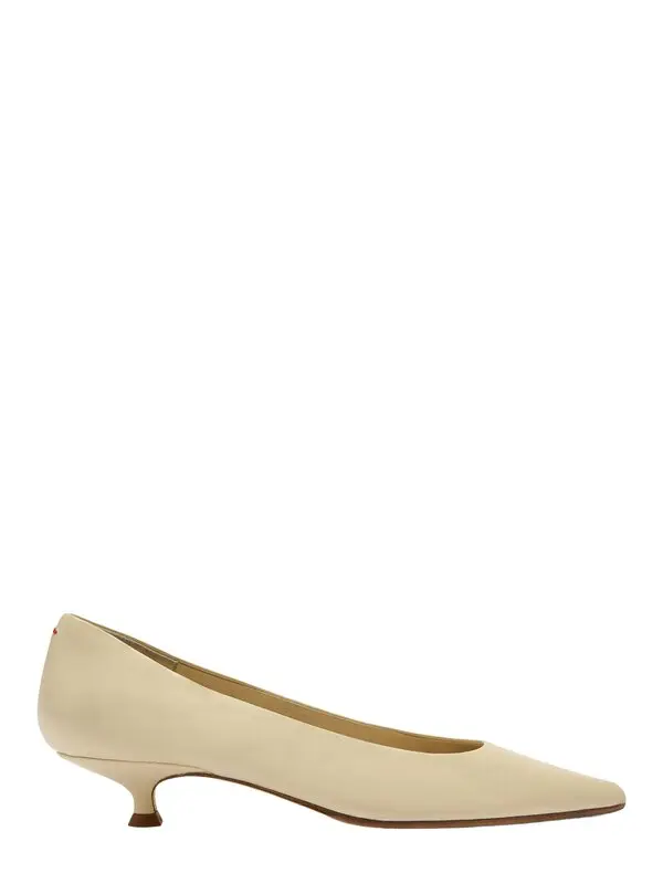 AeydĒ Cari Leather Pumps - Ivory