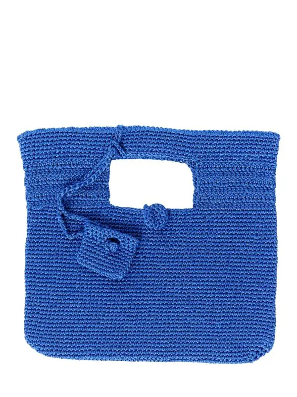 N'ONAT Santorini Crochet Bag - Blue