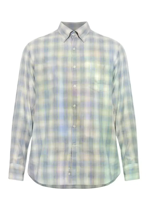 Paul & Shark Check-pattern Button-down Shirt - Neutrals