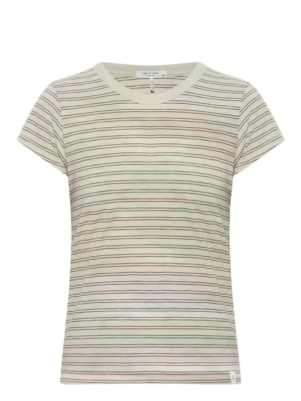 Rag & Bone Striped T-shirt - Neutrals