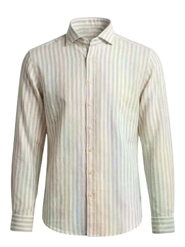 BASTONCINO Striped Long-sleeve Shirt - Neutrals