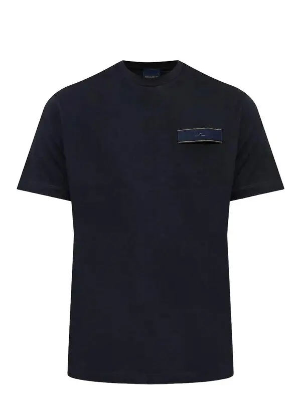Paul & Shark Logo-patch T-shirt - Blue