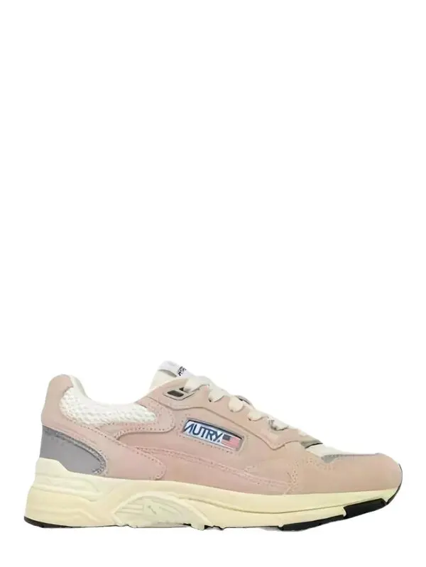 AUTRY Hyperway Panelled Lace-up Sneakers - Pink