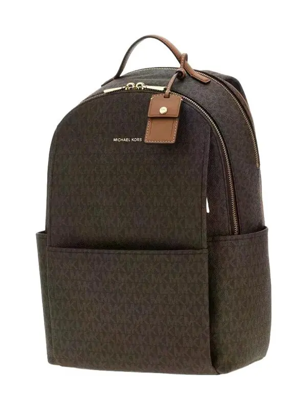 Michael Kors Large Sable Logo-print Backpack - Brown