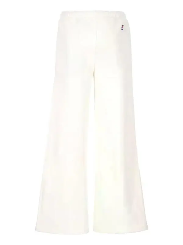 K-WAY Drawstring Wide-leg Track Pants - Neutrals