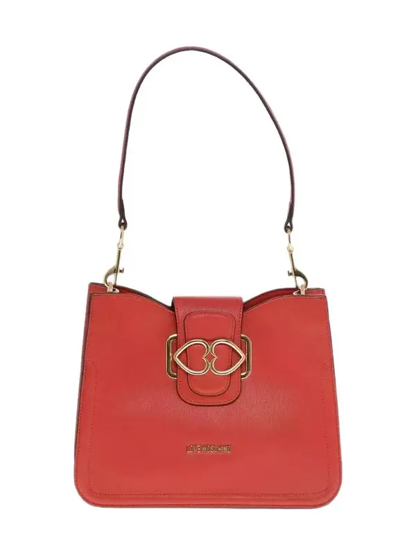 Moschino Love Heart-motif Shoulder Bag - Red