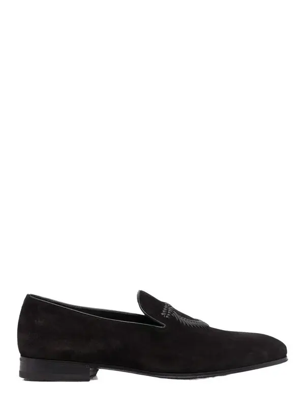 FERRAGAMO Libero Slip-on Loafers - Black