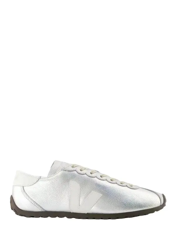 VEJA Cateyes Leather Sneakers - Silver