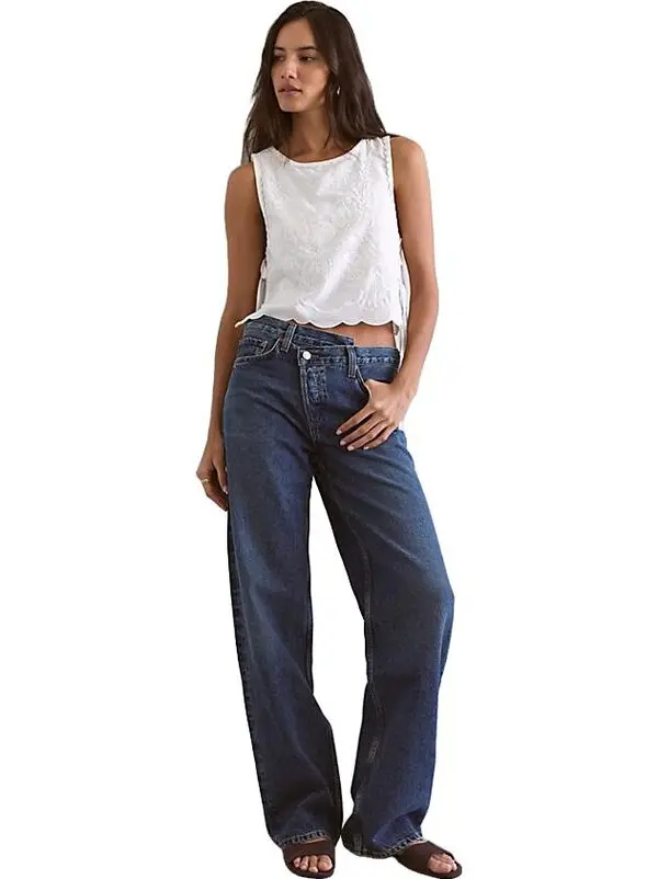 AGOLDE Arc Criss Cross Jeans At - Form