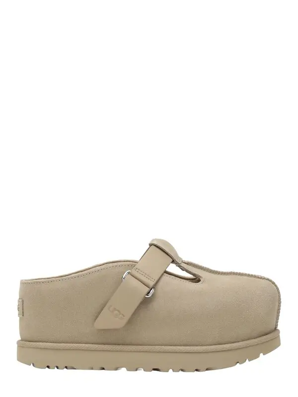 UGG Goldenstar Hi Suede Clogs In Sand - Brown