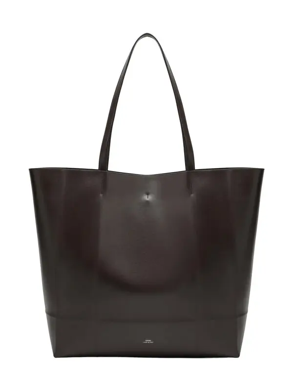 TOTEME Roam Leather Tote Bag - Brown