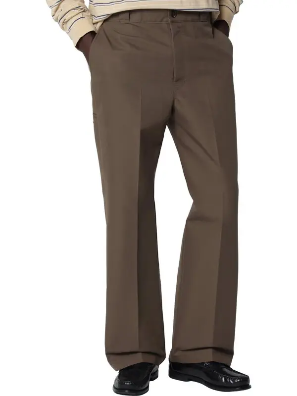 Prada Technical Canvas Trousers - Brown