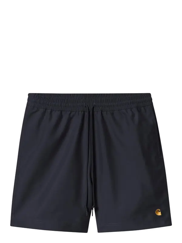 Carhartt Work In Progress Chase Swim Trunks Dark Navy/gold - Blue