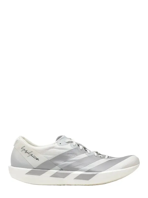 ADIDAS Y-3 Adios Mesh Trainers In Chalk White And Grey - Multicolor