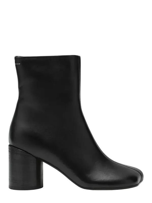 MAISON MARGIELA Tabi Ankle Boots In Nappa Leather - Black