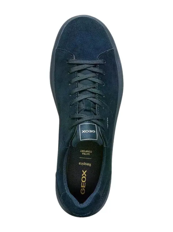 Geox Suede Lace-up Sneakers - Blue