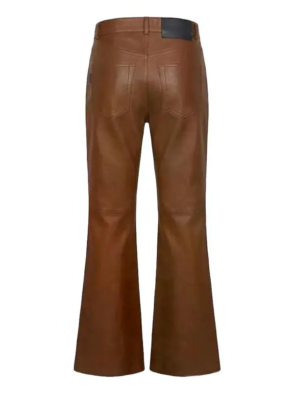HAIKURE Flora Leather Trousers - Brown