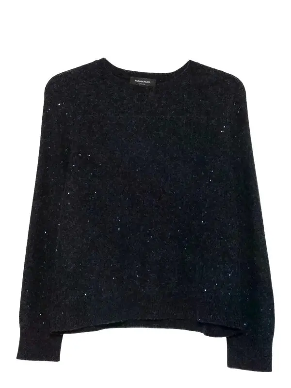 Fabiana Filippi Sequin-embellished Sweater - Blue