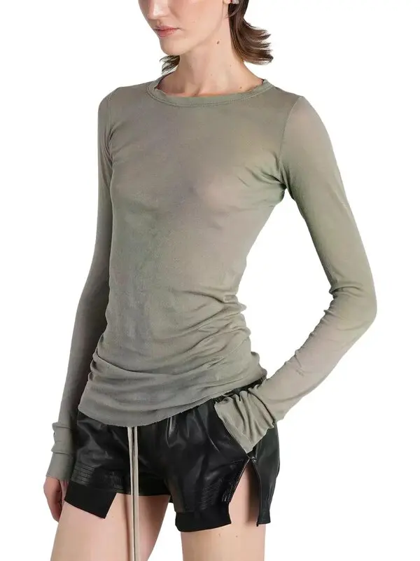 Rick Owens Exposed-seam Long-sleeve Sweater - Neutrals