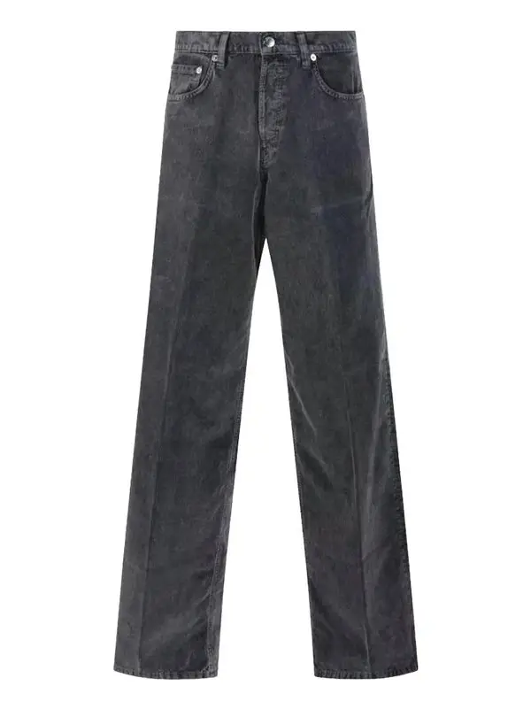 HAIKURE Sibilla Faded-effect Wide-leg Jeans - Grey