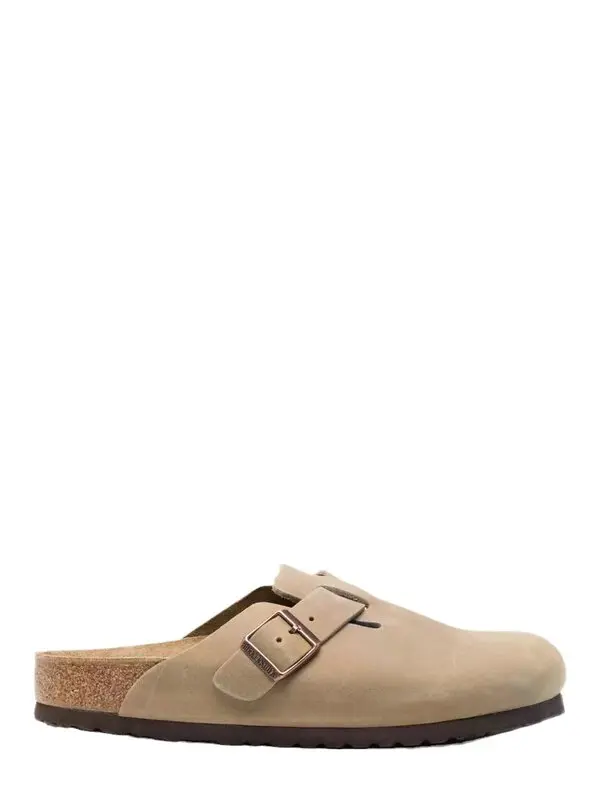 BIRKENSTOCK Boston Buckle-fastening Clogs - Neutrals