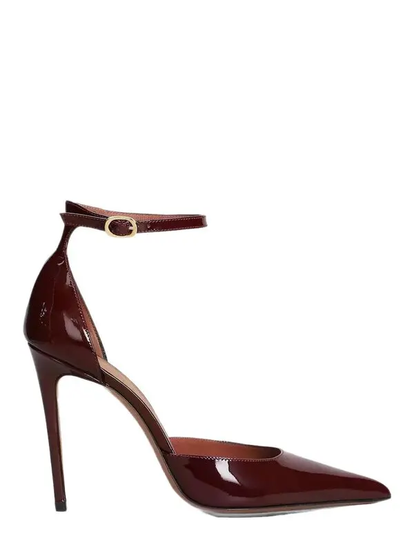 CASTAGNA Caryn Pointed-toe Ankle-strap Pumps - Red