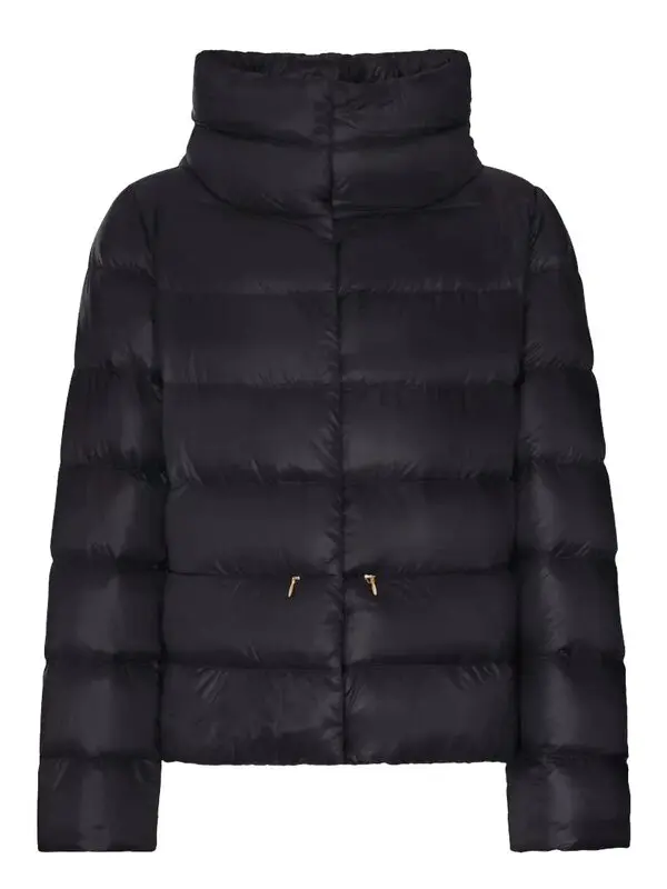 Herno Quilted High-neck Jacket - Black