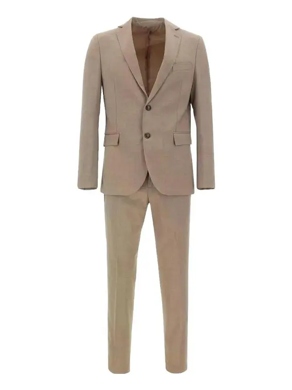 MARCHESANI Sassicaia Single-breasted Suit - Neutrals