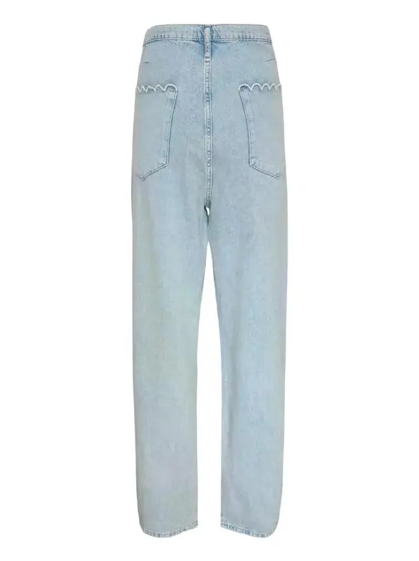 Rag & Bone Phoebe Drawstring-waist Jeans - Blue
