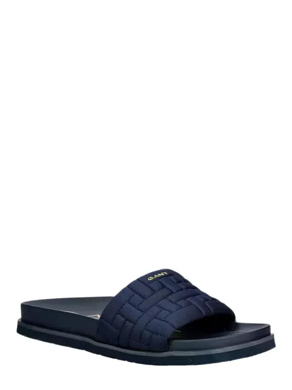 Gant Woven-effect Slides - Blue
