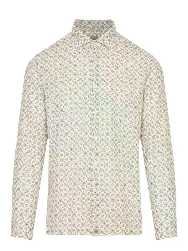 SONRISA Floral-print Long-sleeve Shirt - Neutrals