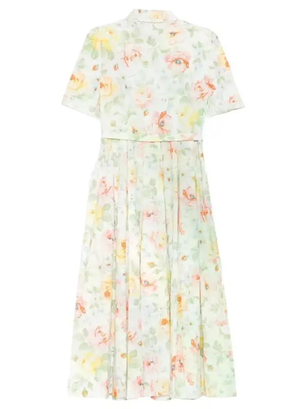 NEEDLE & THREAD Sienna Rose Ballerina Dress - White