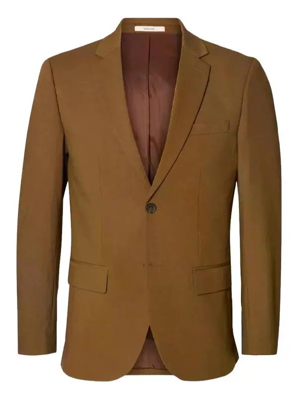 SELECTED Slim-fit Blazer - Brown
