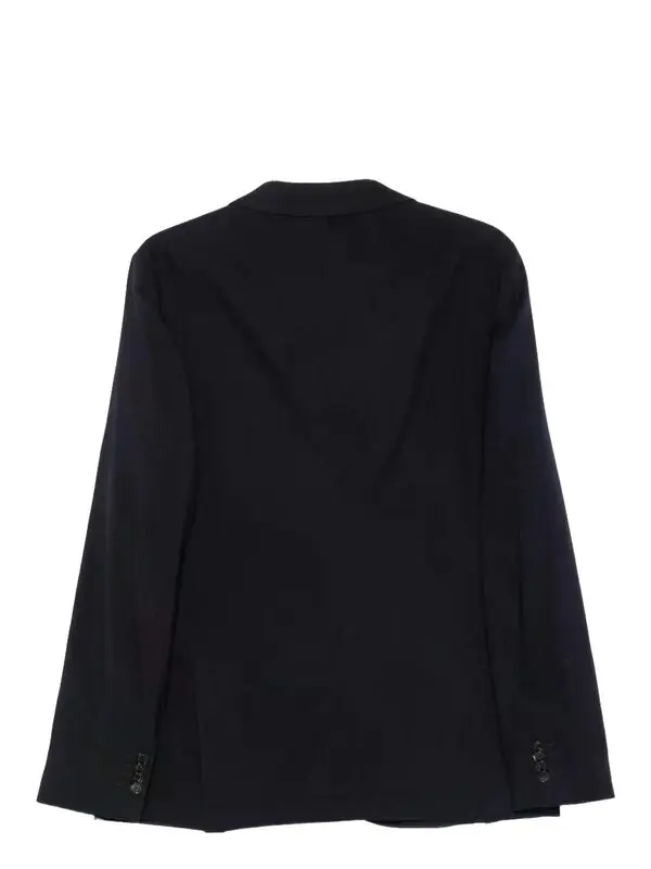 Paul Smith Single-breasted Wool Blazer - Blue