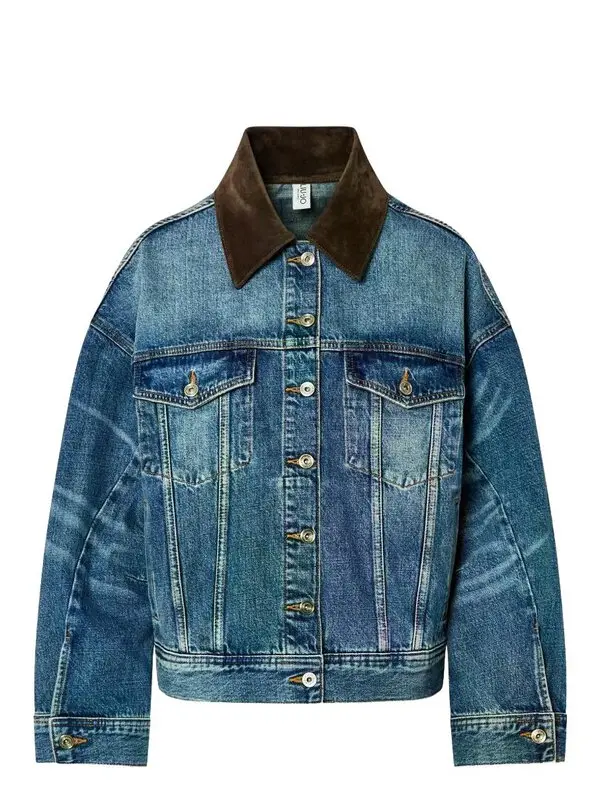 Liu Jo Oversized Denim Jacket - Blue