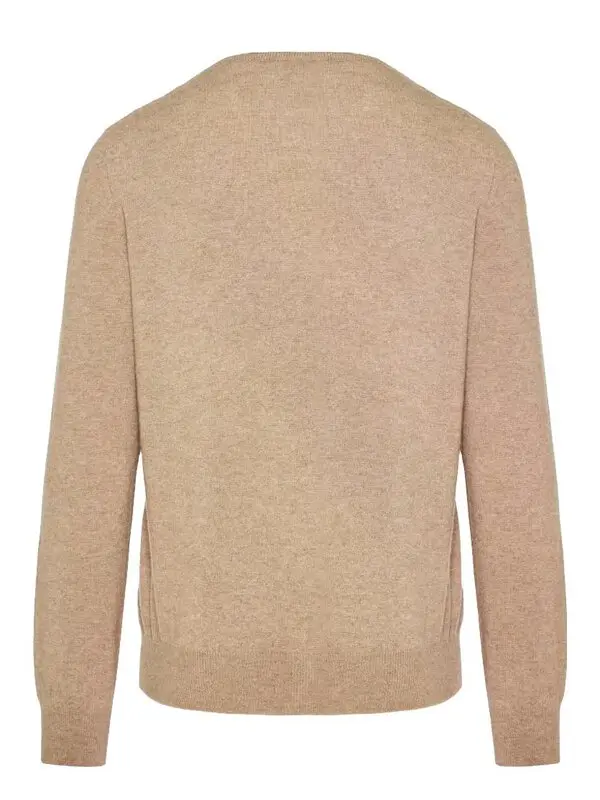 GRAN SASSO Crew-neck Long-sleeve Sweater - Neutrals