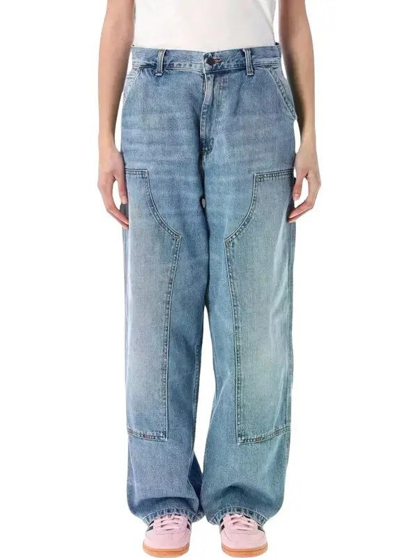 Carhartt Work In Progress Brandon Double Knee Panelled Jeans - Blue