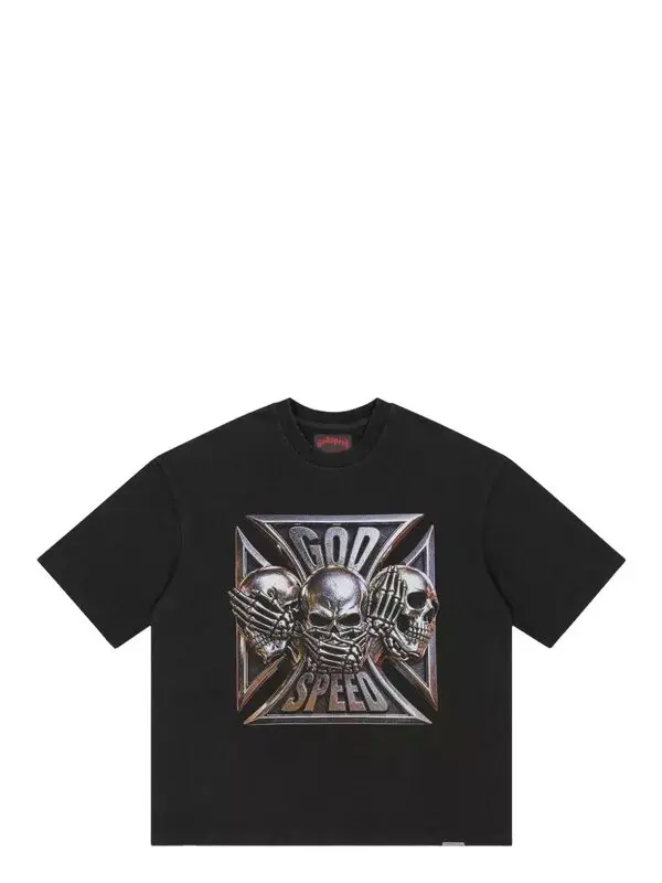 GODSPEED Omerta Graphic-print T-shirt - Black