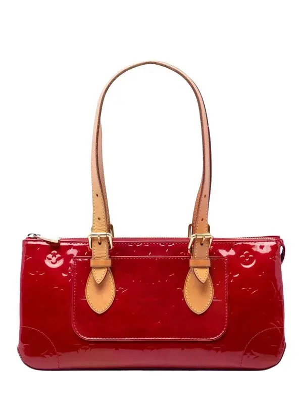 LOUIS VUITTON Monogram Vernis Rosewood Avenue Shoulder Bag - Red