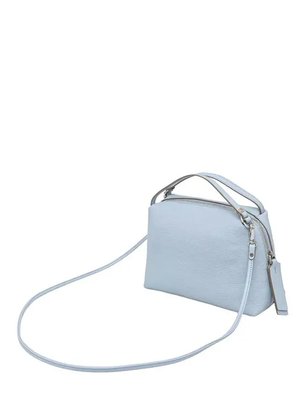 GIANNI CHIARINI Medium Alifa Grained Handbag - Blue