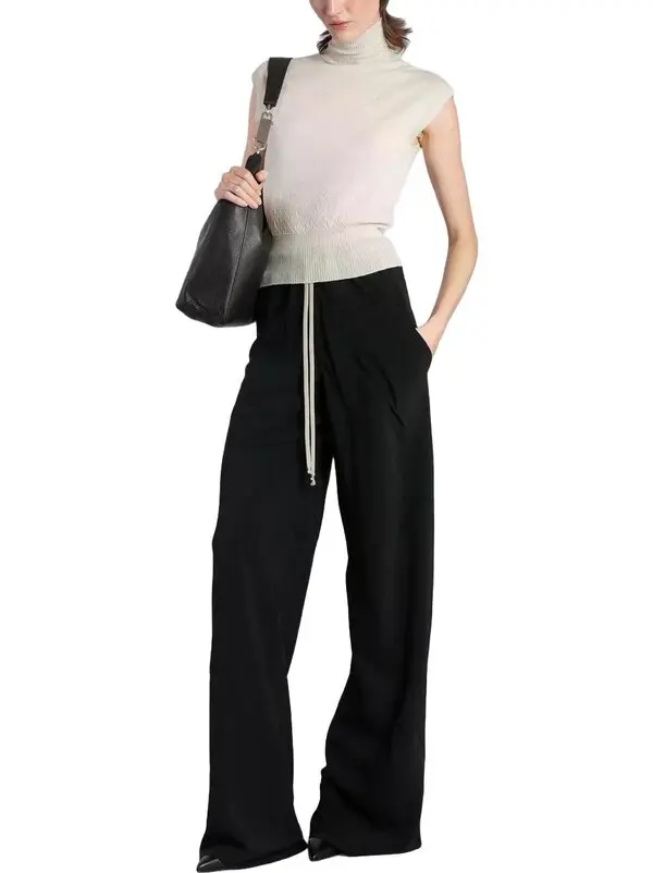Rick Owens Ribbed Roll-neck Sweater - Neutrals