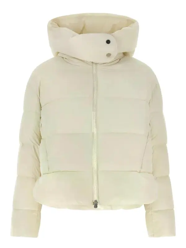 Pinko Love Birds Logo Quilted Jacket - Neutrals