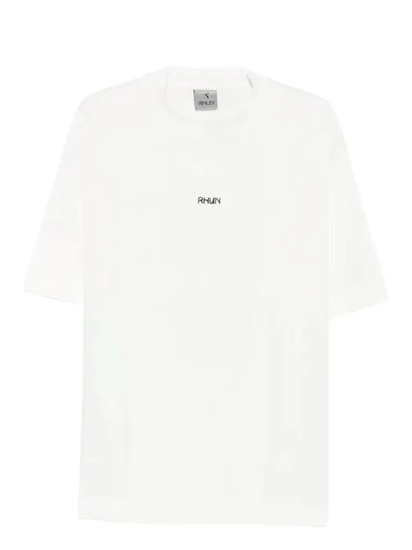 RHUN Logo-print T-shirt - White