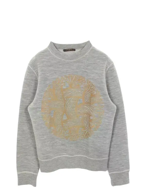 LOUIS VUITTON X Christopher Nemeth 2010s Crew-neck Sweatshirt - Grey