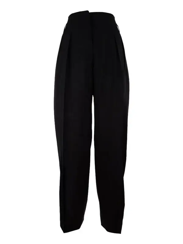Prada Pleated Tailored Trousers - Black