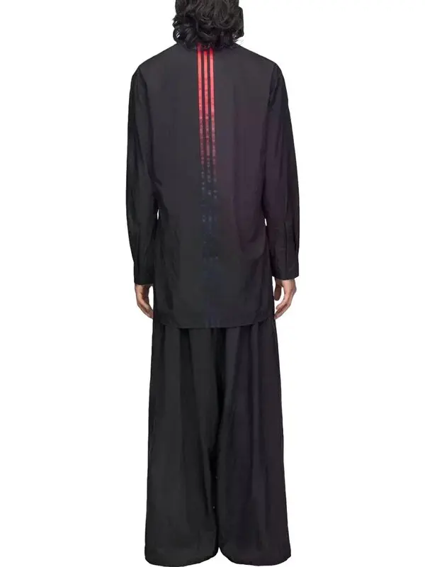 Y3 Gradient 3-stripes Overshirt - Black
