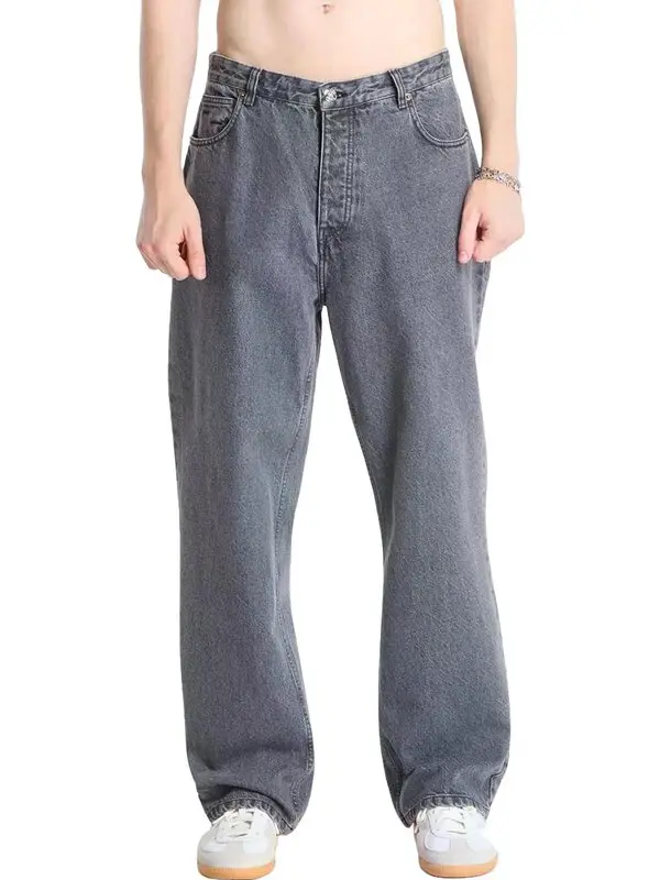 Filling Pieces Loose-fit Washed Jeans - Grey