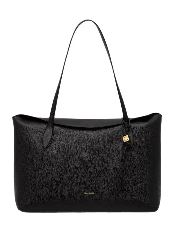 COCCINELLE Top-handles Leather Tote Bag - Black
